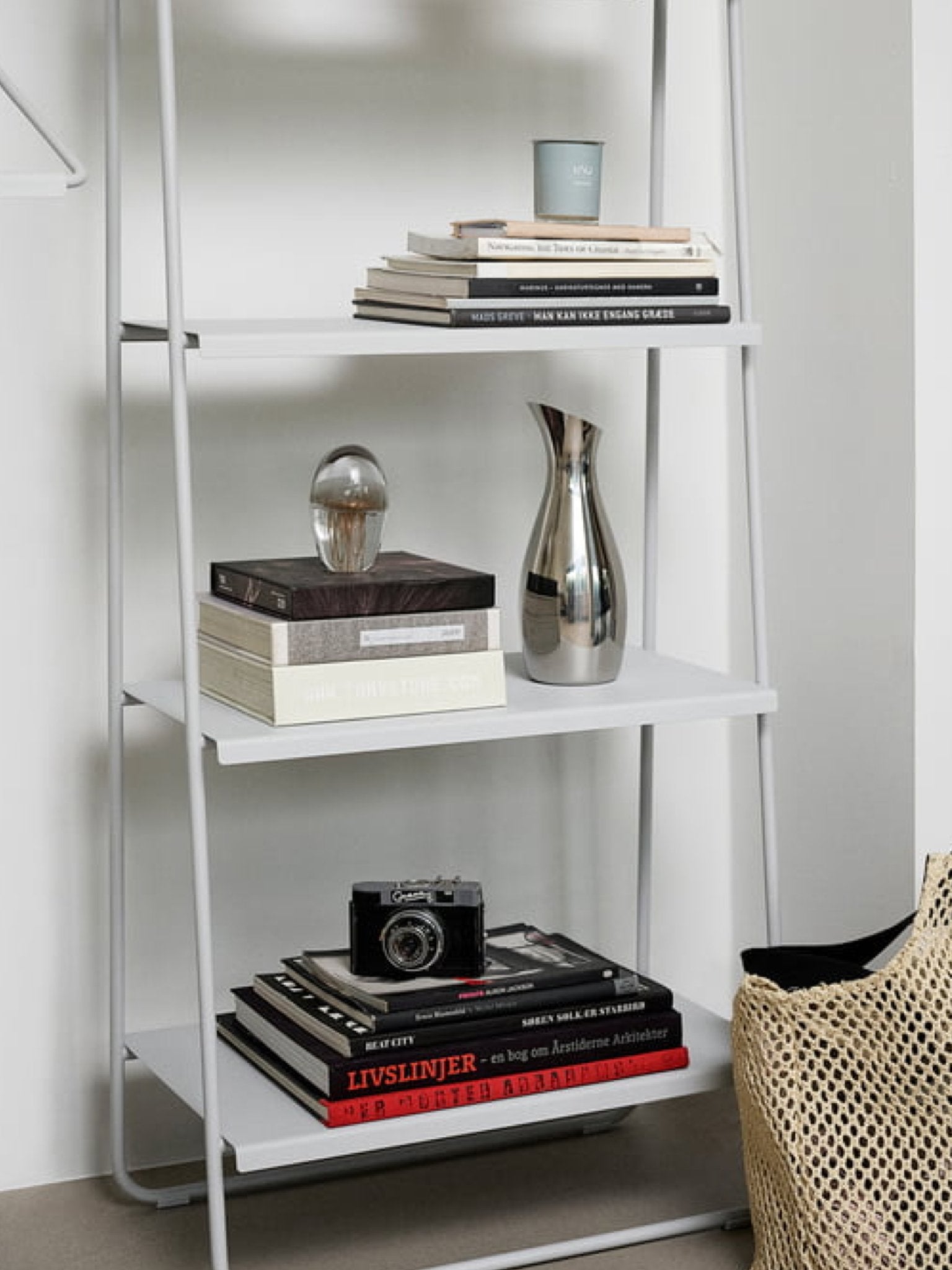 Book shelf white gloss store